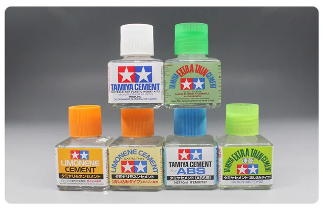 Plastic Model Glue TAMIYA Extra Thin Quick-Setting Cement – 40ml Bottle ...
