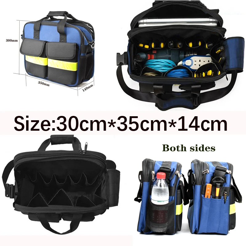Multi function Tool Bag High Capacity Electrician Bag 720D Oxford ...