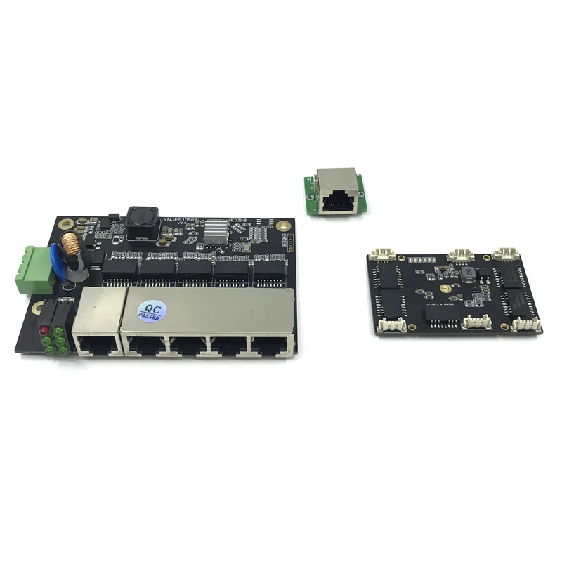 Unmanaged 3/5port 10/100M industrial Ethernet switch module PCBA board ...