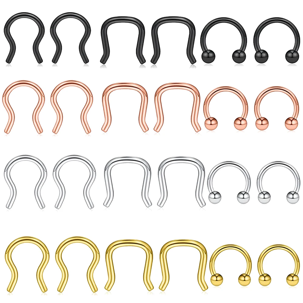 Colgador de tabique nasal en forma de U y Herradura, aro de sujeción ...