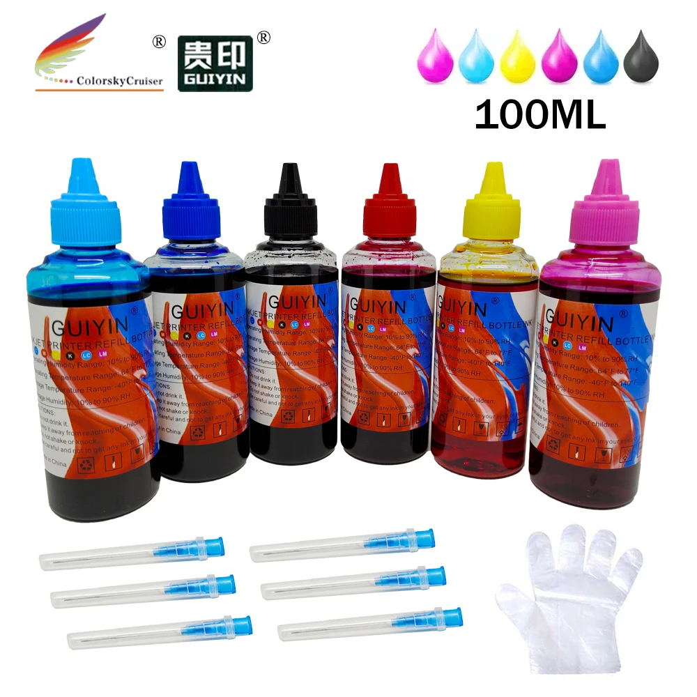 6-Color-Refill-Dye-Ink-for-Epson-82N-821N-T0821N-T0826N-Stylus-Photo ...