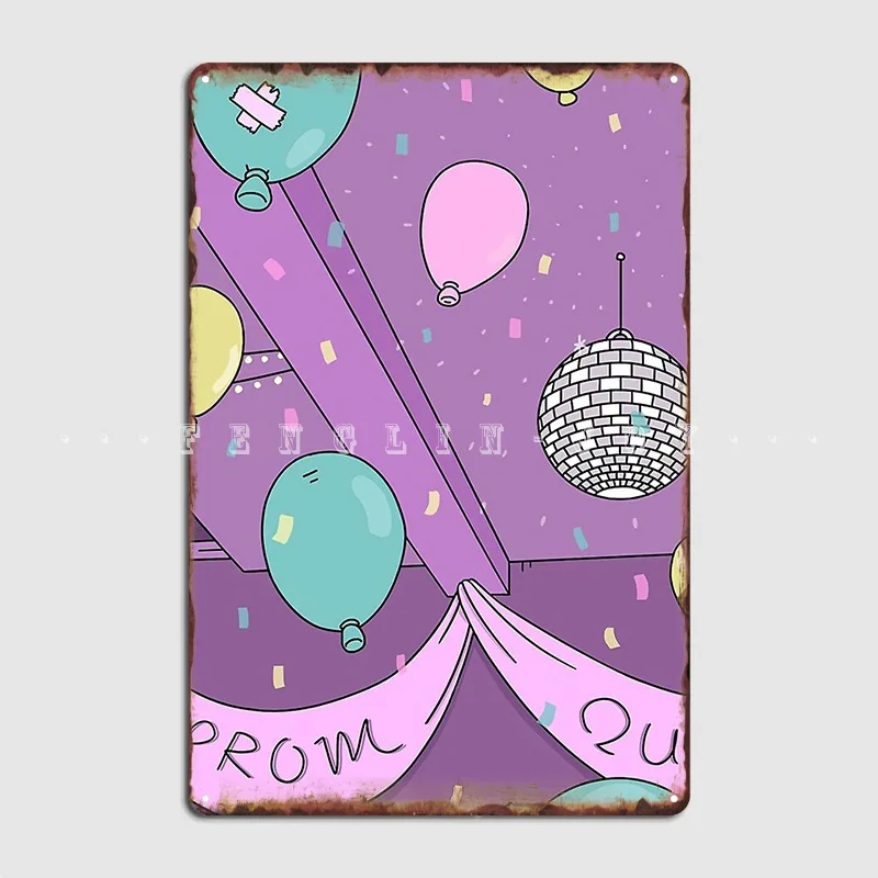 Balo-krali-e-Poster-Metal-plak-duvar-resmi-Bar-ma-ara-komik-boyama ...