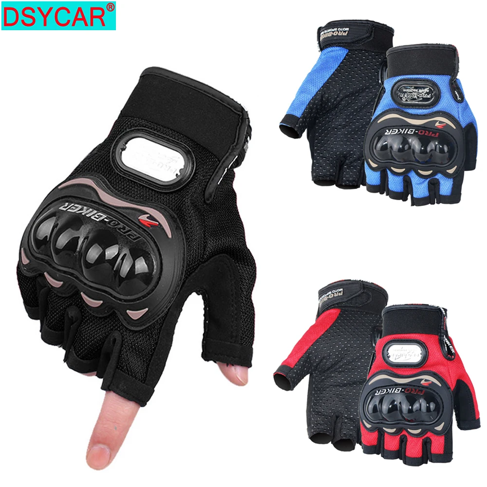 Motorcycle Gloves - 1pair Half-finger Motorcycle Gloves Summer Racing ...