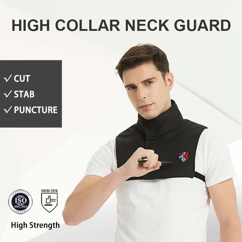Cut-Slash-Resistant-High-Collar-Neck-Guard-Chest-Protector-Anti-stab ...