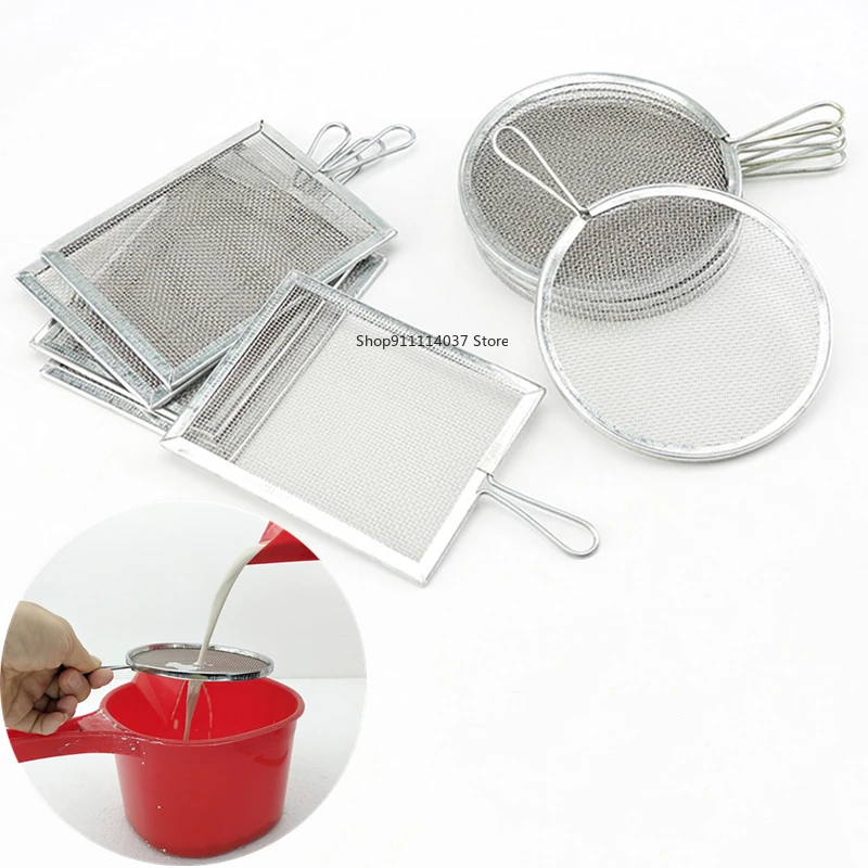 Art Ceramic Glaze Sieve Stainless Steel Mud Mesh Strainer Pottery Tools ...