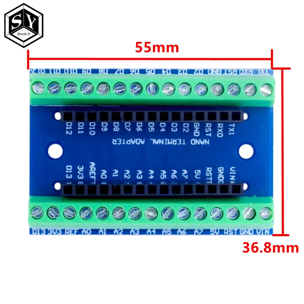 1PCS NANO V3.0 3.0 Controller Terminal Adapter Expansion Board NANO IO ...