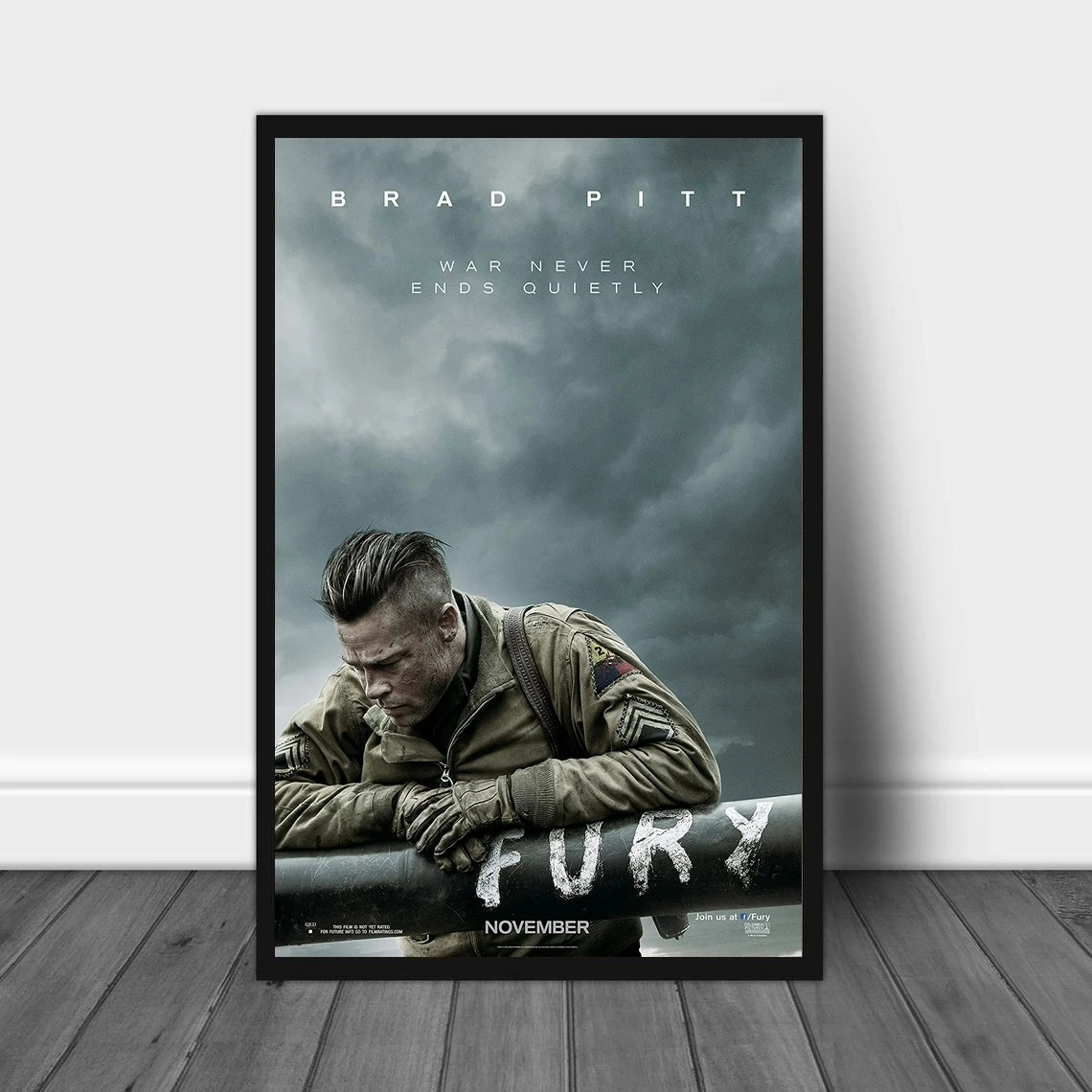 Fury Poster Brad Pitt