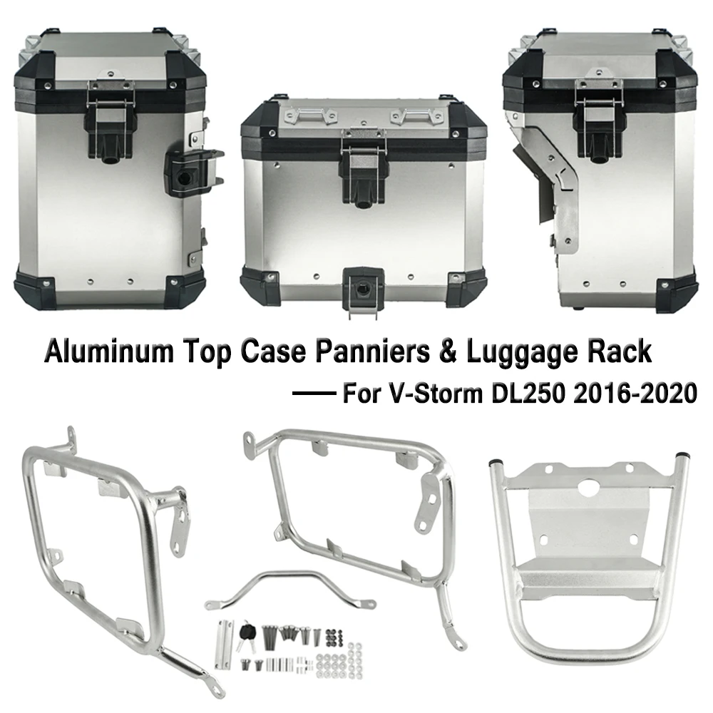 Aluminum-Box-For-Suzuki-V-Storm-DL250-DL-250-Motorcycle-Top-Case ...