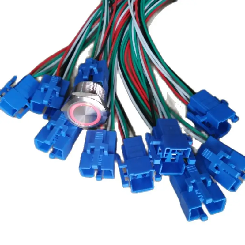 Push Button Switch | Connector Plug | Wired Harness - Switch Connector Plug 19mm 22mm - Aliexpress