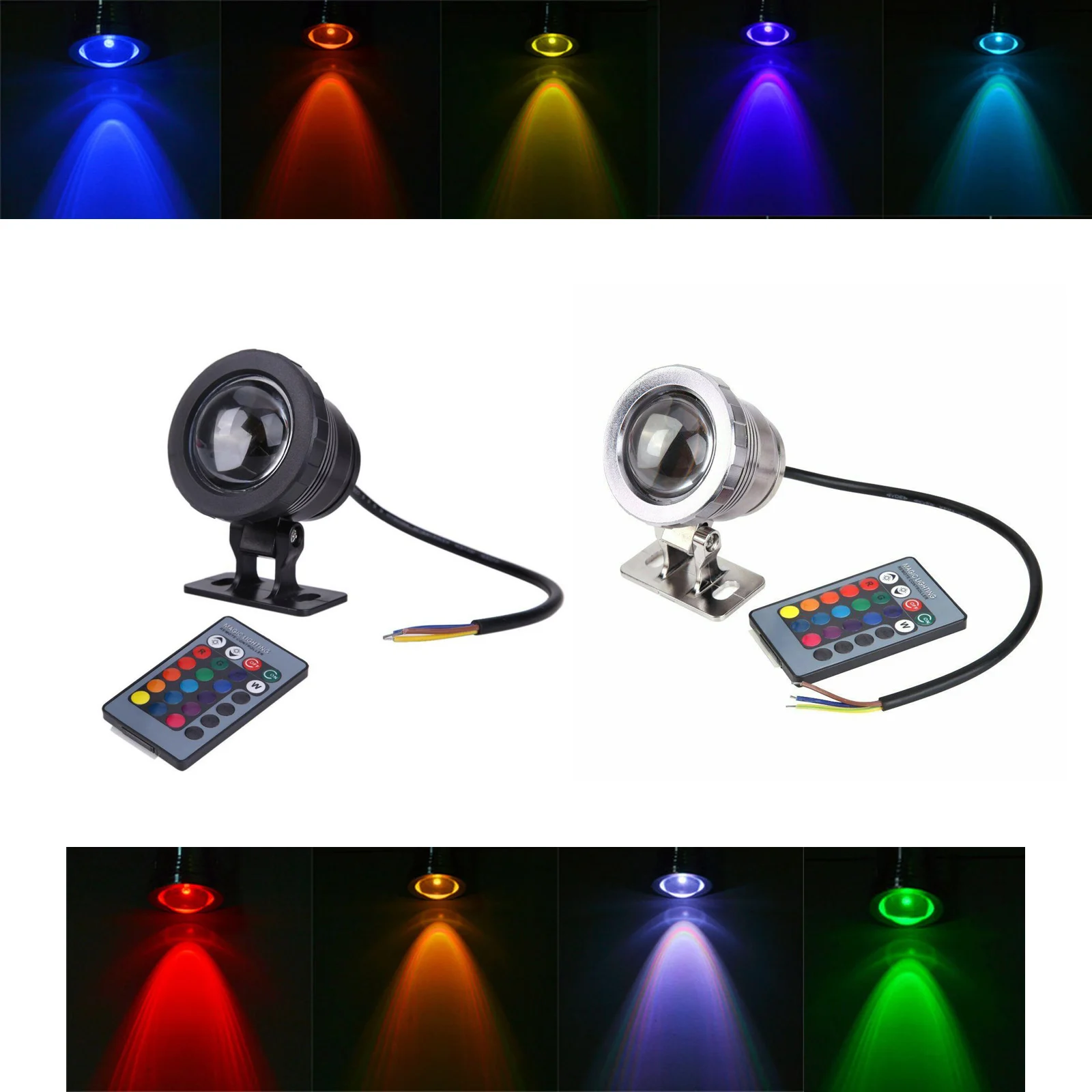 RGB-IP68-Waterproof-Underwater-LED-Spot-Underwater-Fountain-Light-Pool ...