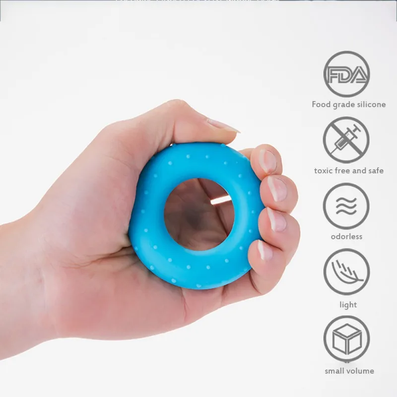 Portable Hand Grip Gripping Ring Carpal Expander Finger Trainer Grip ...