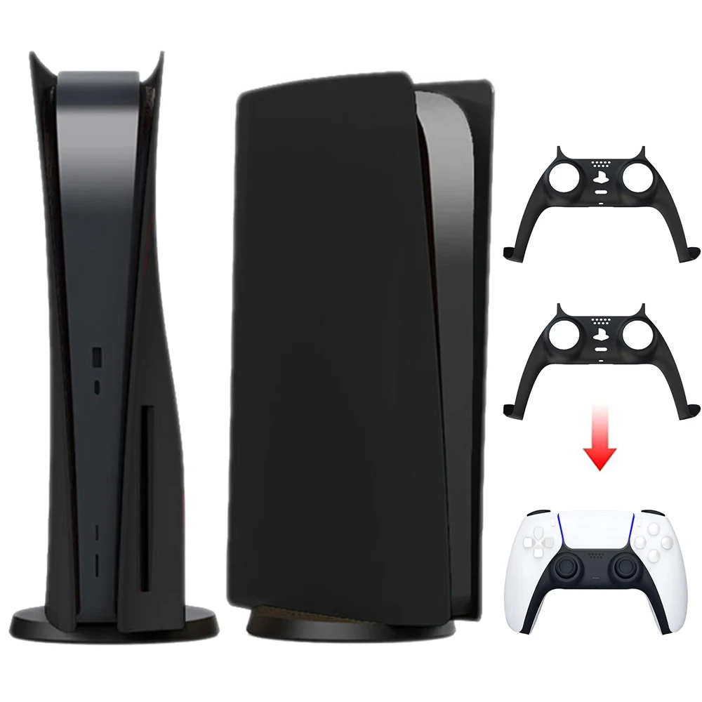 Ps5 콘솔 페이스 플레이트 디스크 에디션 하드 플라스틱 쉘 커버 스킨 컨트롤러 교체 스트립 수리 액세서리 Dropship