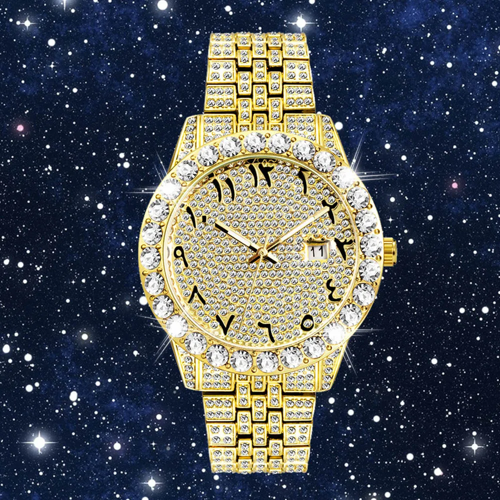 18k-Gold-Watch-Men-Luxury-Iced-Out-Watches-for-Men-Hip-Hop-All-Diamonds ...