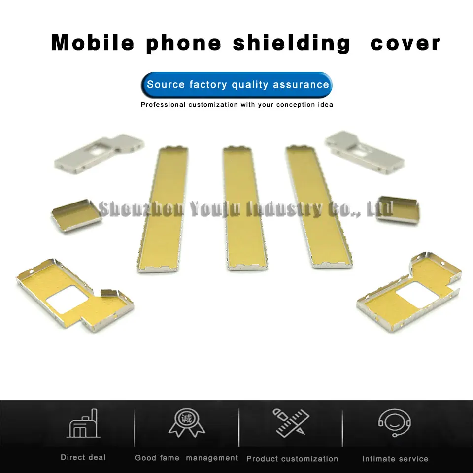 Oem Metal Sheet Stamping Emi Shield Cover Rf Shield Box Shielding Cans For Pcb Emi Shielding ...