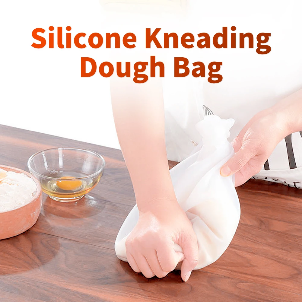 Meijuner Silicone Kneading Dough Bag Non Stick Flour Mixing Bags Food ...