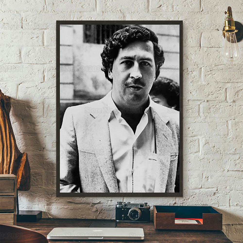 Legend Pablo Escobar Poster Colombian Drug Lord Escobar Canvas Painting ...