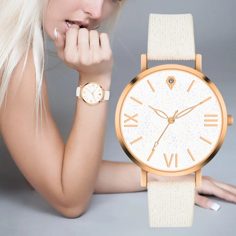 WJ 8745 New Women Shiny Watch Diamond Starry Sky Quartz Wristwatch For ...