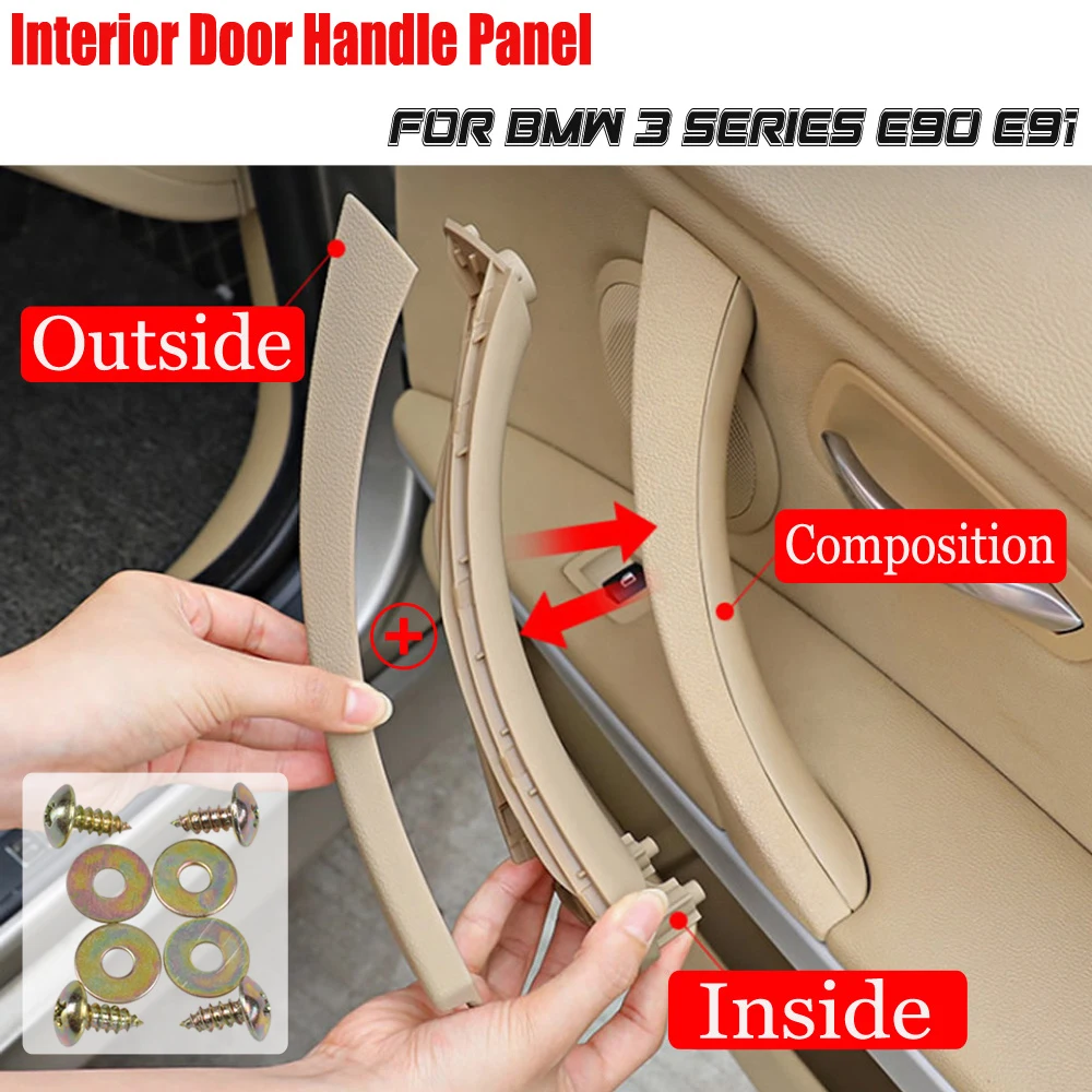 Original Inner Door Handle Panel For Bmw E90 E91 For Bmw 3 Series 320 ...