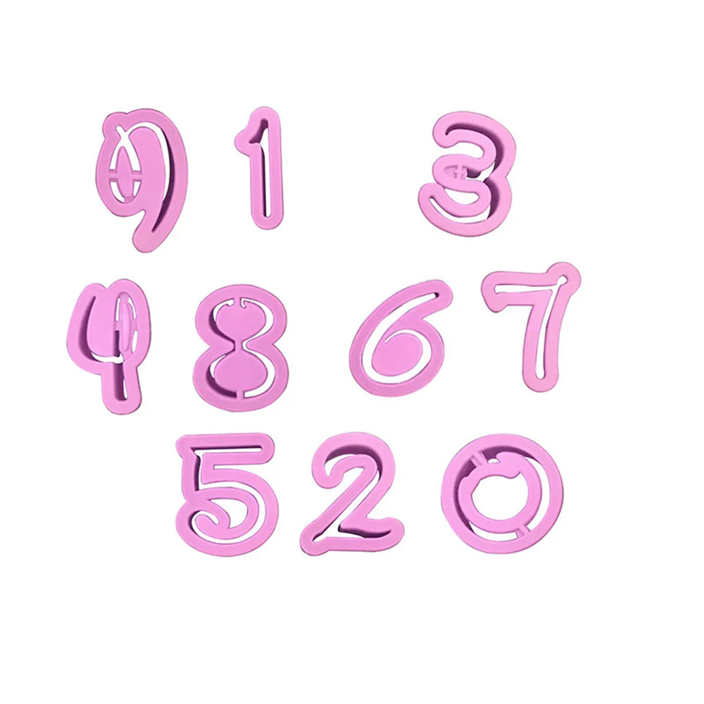 Molds For Cakes Plastic Alphabet Number Cake Molds Mould Fondant Tools ...