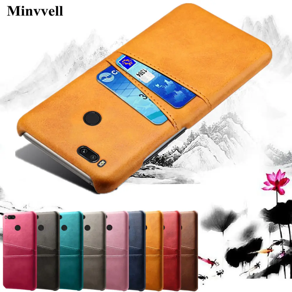 For Xiaomi 5X 6X A3 A2 A1 Mi 9 8 se Lite Card Slot Holder PU Leather ...