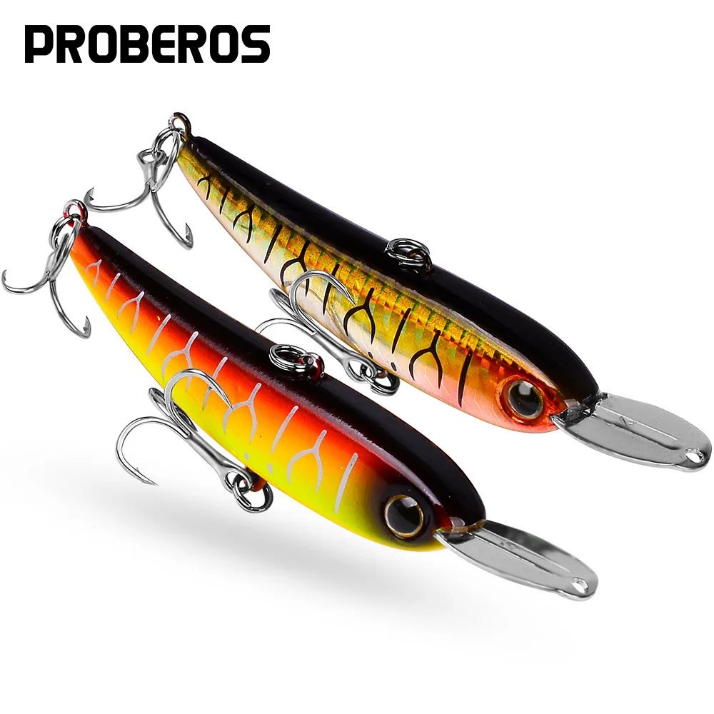 PROBEROS-1PC-Minnow-Fishing-Lure-10cm-22g-Artificial-Bass-Baits-Sinking ...