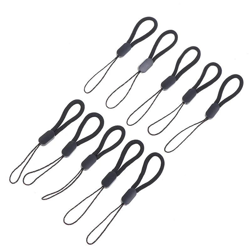 10pcs Hand Wrist Lanyard String Short Grip Lanyard Mobile Phone Strap ...