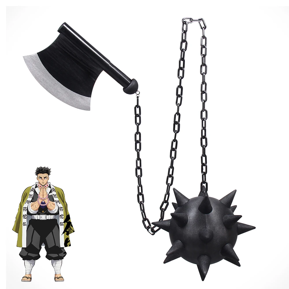 Gyomei Himejima Prop Cosplay Replica Sword Demon Slayer Kimetsu ไม่มี ...