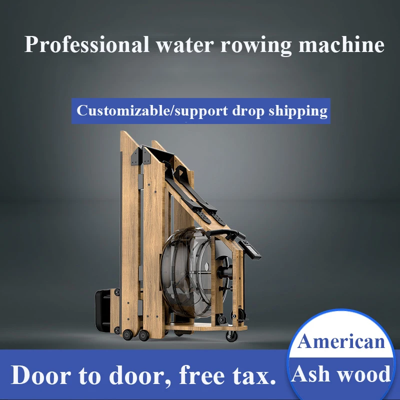 High-Grade-Ash-Wood-Solid-Rowing-Machine-High-Quality-Home-Fitness ...