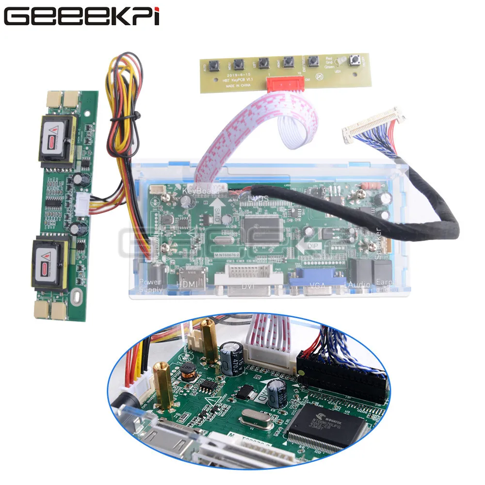 GeeekPi-NT68676-HDMI-VGA-DVI-Arcade-Audio-Input-LCD-Controller-Driver ...