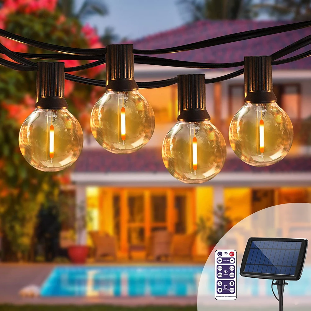 Solar Light Garland Led Lamp String Light Garden Decor Street Lamp Usb ...