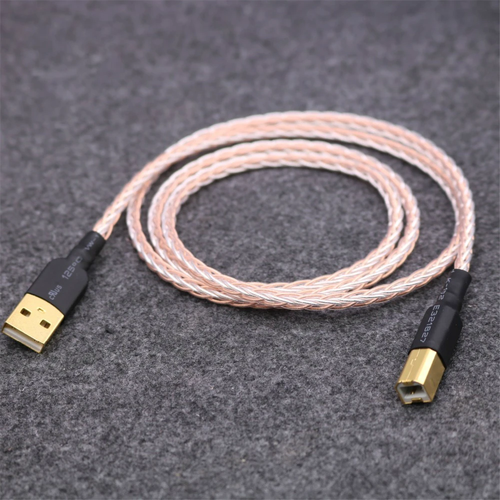 Hifi Usb Cables Diy Occ 7n Copper Silver Ofc Copper Conductor Dac To ...