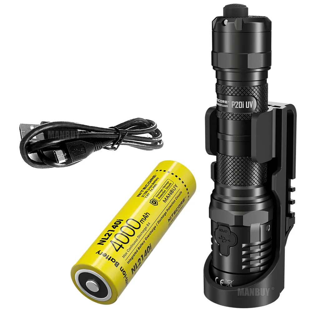 Nitecore-P20i-Uv-4000Mah-21700i-Batterij-4x-Leds-1800-Lumen-Led ...