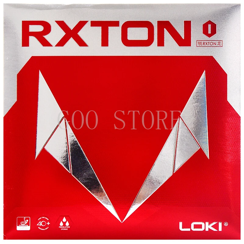 LOKI RXTON 1 탁구 고무 세미 스티키 빠른 공격, 오리지널 왕 하오 로키 탁구 스폰지|탁구라켓| - AliExpress