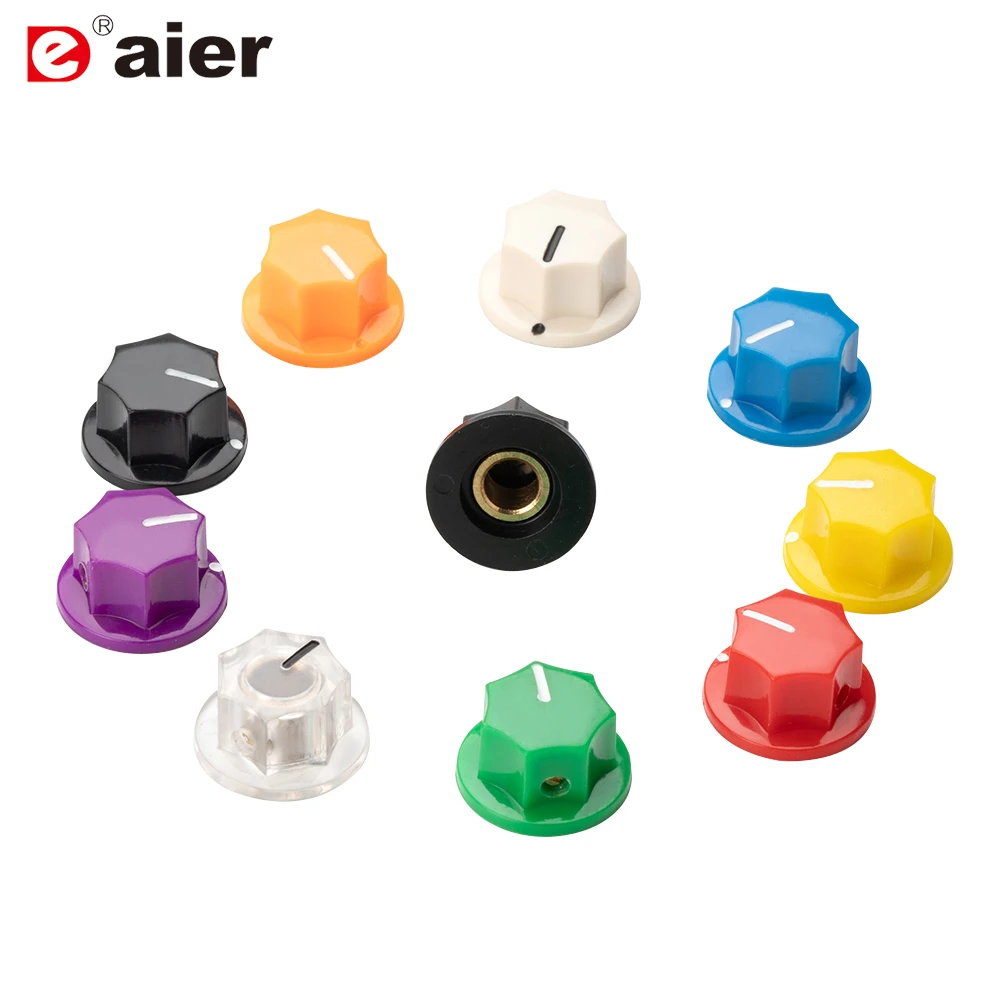 100pcs Mf-b00 Plastic Fluted 'mxr' Style Colorful Pointer Knob - Guitar Parts & Accessories ...