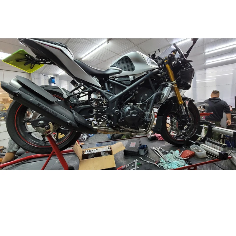 32mm Slip On Stock Muffler for Yamaha YZF-R3 R25 MT25 MT-03 Exhaust ...