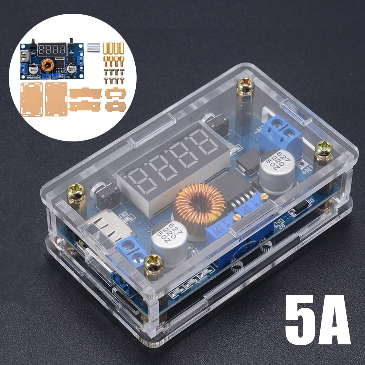 Durable-DC-DC-Adjustable-5-36V-5A-Voltage-Regulator-Buck-Module-New ...