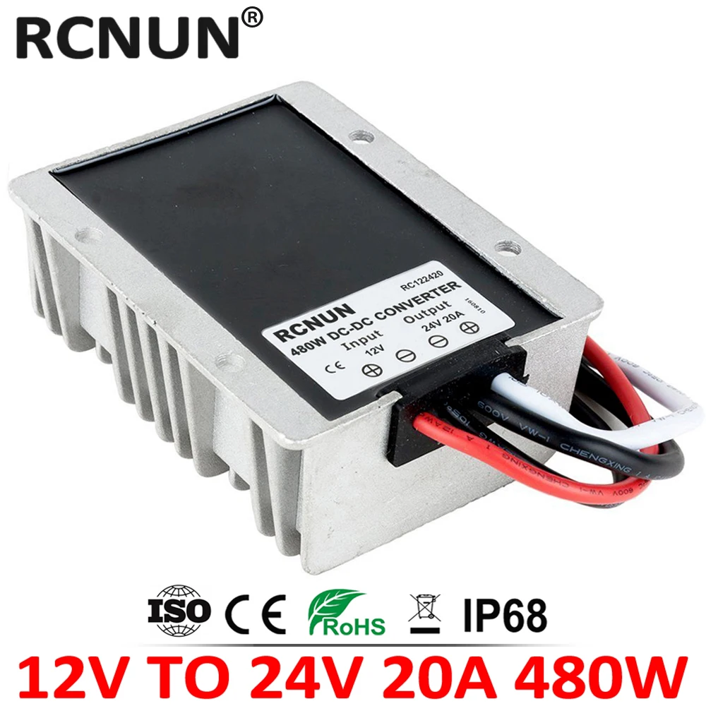 Rcnun High Quality 10-23v 12v To 24v 15a 20a Dc Dc Step Up Converter ...