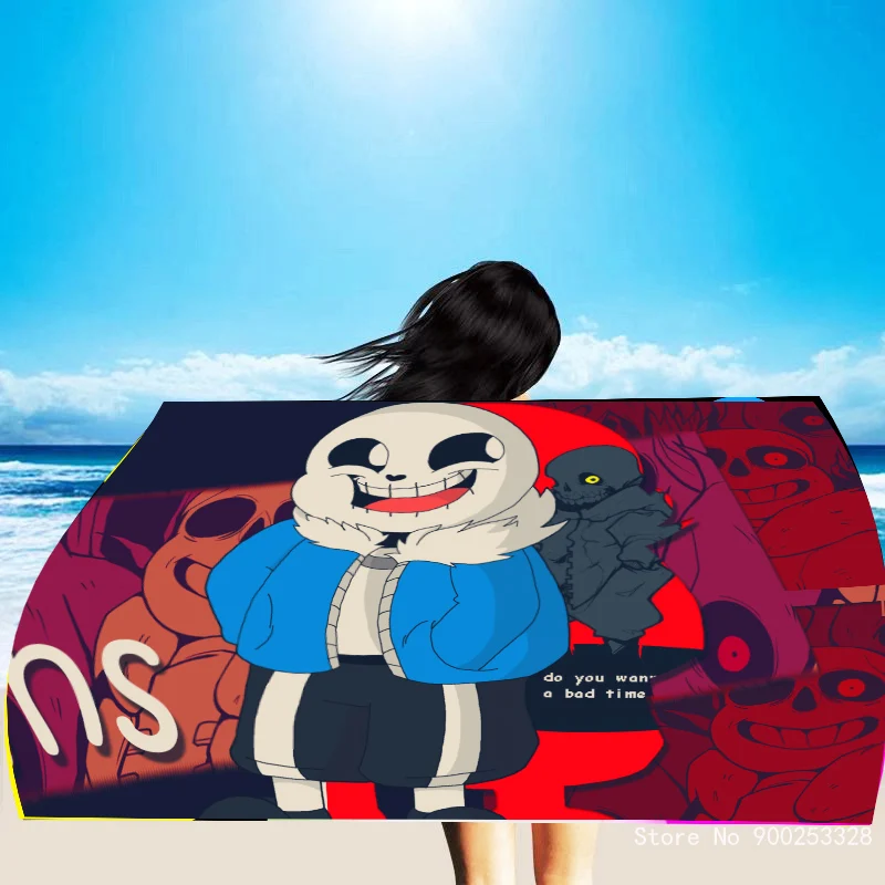 Anime-Undertale-3D-Printed-Beach-Towel-Summer-Towel-Bathroom-Cartoon ...