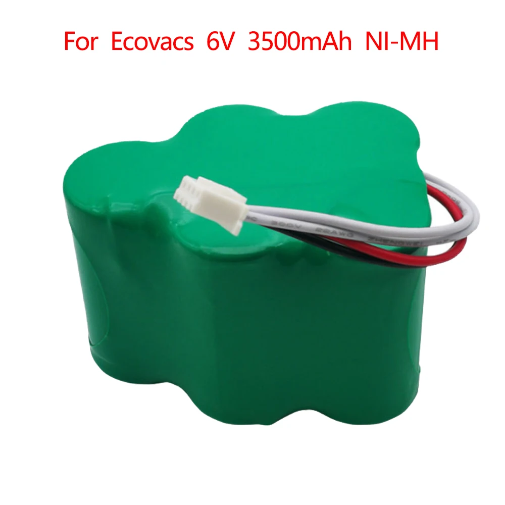 6V 3500mAh Replacement Battery for Ecovacs Deepoo TBD71 D73 D76 D62 D63 ...