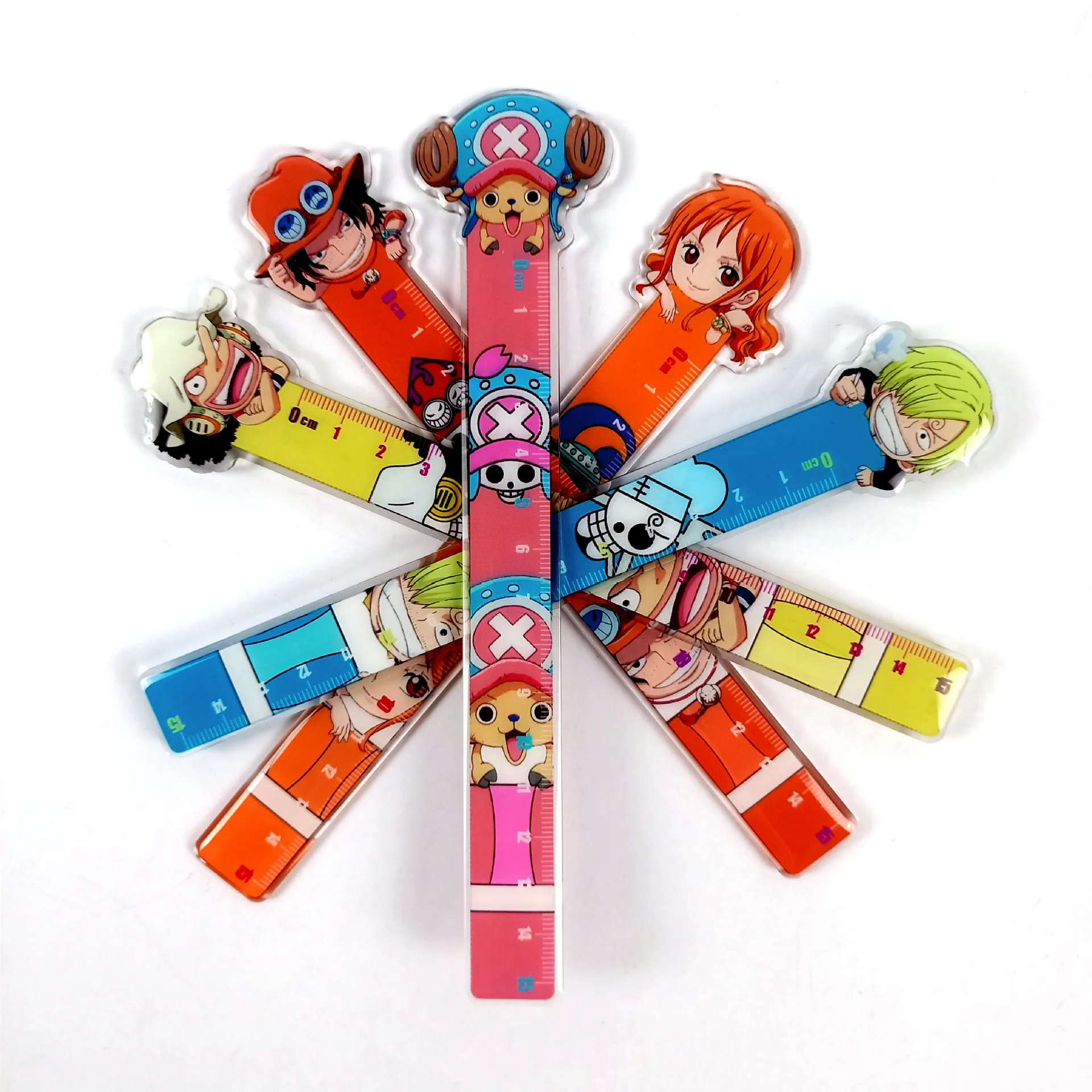 One Piece Luffy Zoro Chopper Rulers School Supplies | One piece ...