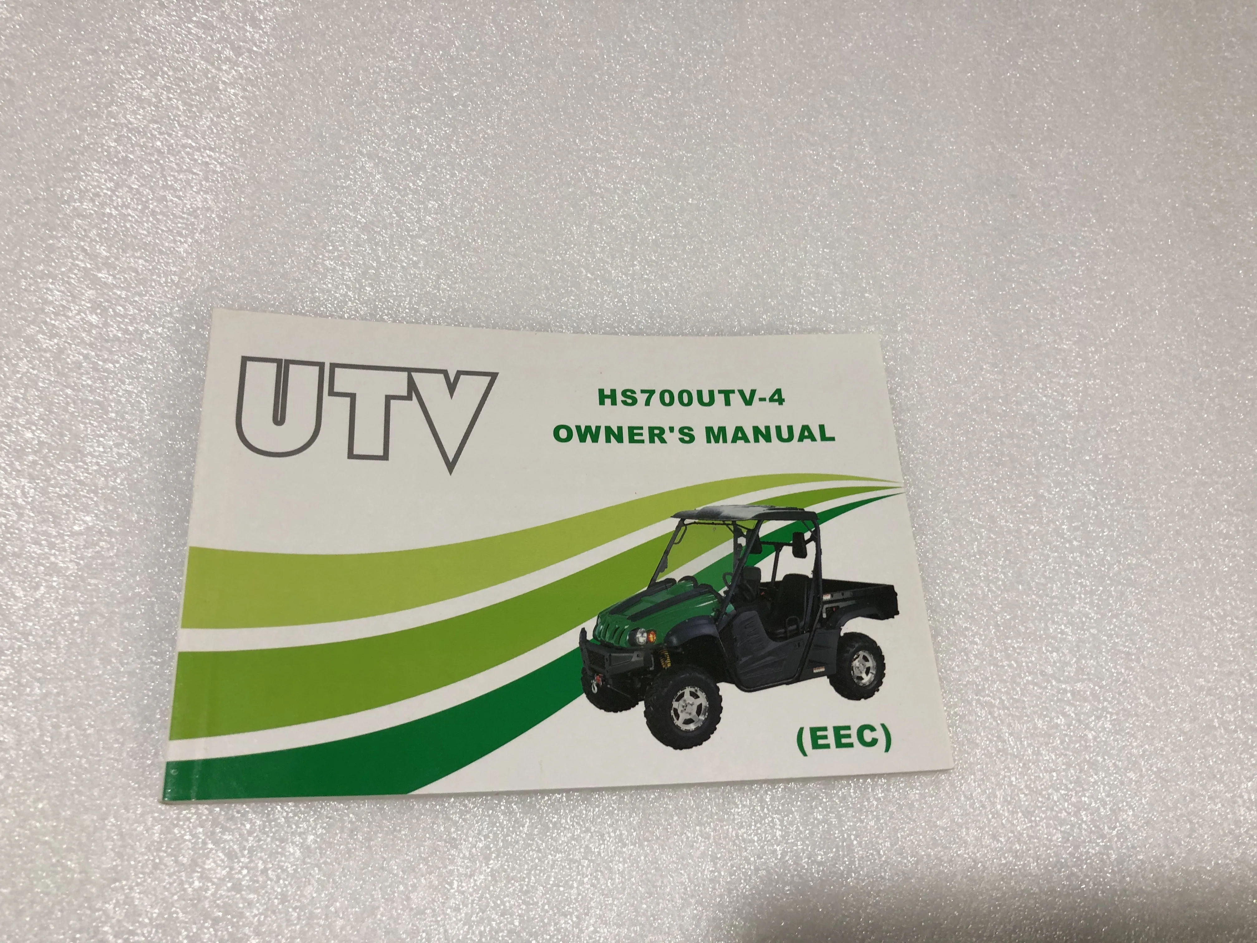 HISUN HS HSUN 700UTV 4 EEC OWNER'S MANUAL EEC VERSION WITH 11 CHAPTERS ...