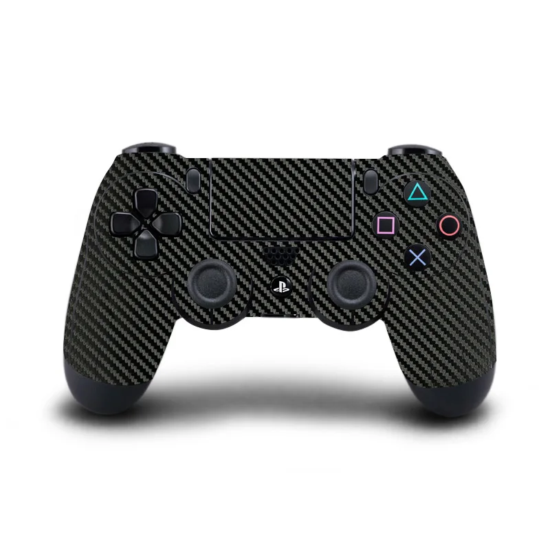 Carbon Fiber Skin Sticker for Sony PlayStation 4 DualShock 4 Controller ...