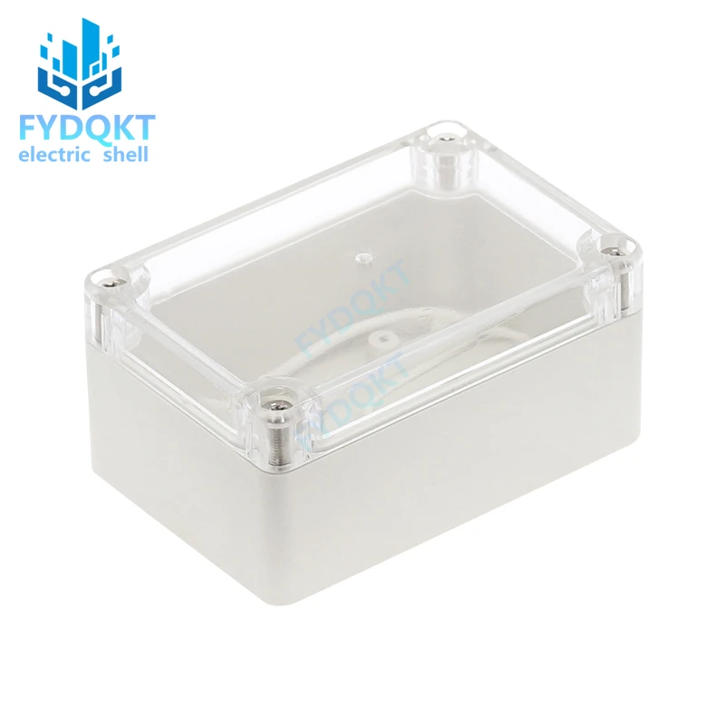 1pcs Plastic Waterproof Clear Cover Electronic Project Box Enclosure ...