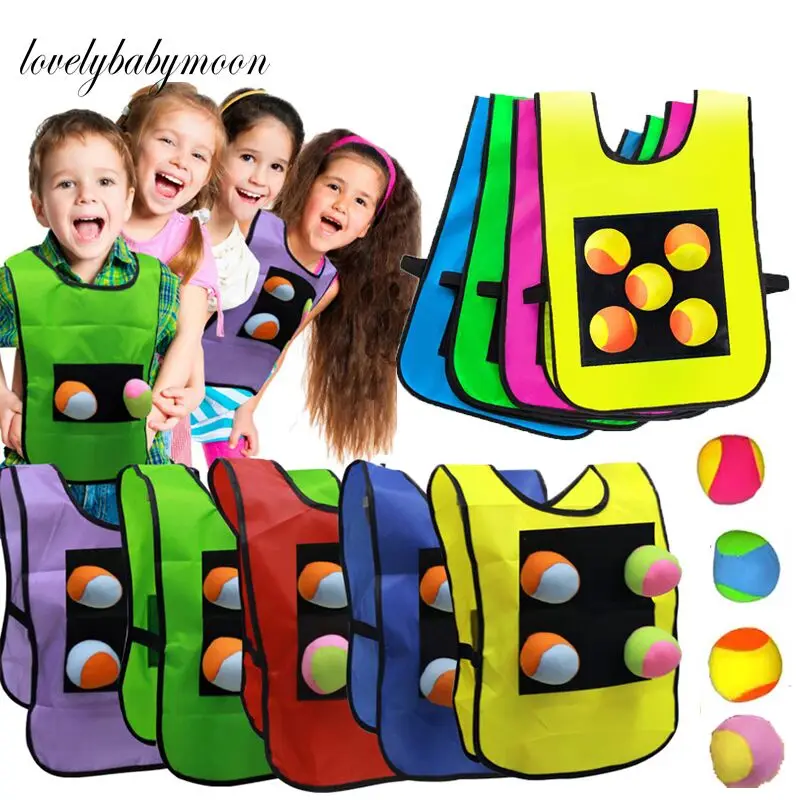 Children-Outdoor-Sport-Game-Props-Vest-Sticky-Jersey-Vest-Game-Vest ...