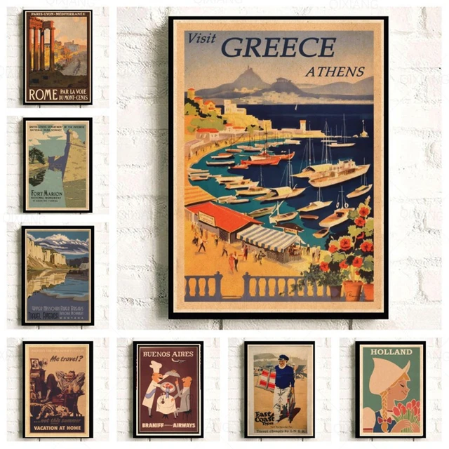 Greece Vintage Travel Posters