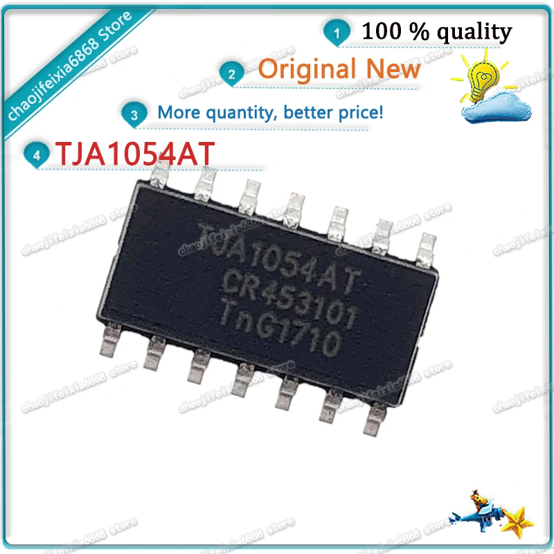 5pcs-lot-TJA1054AT-TJA1054A-TJA1054-SOP14-1054-CAN-transceiver-chip-NEW ...
