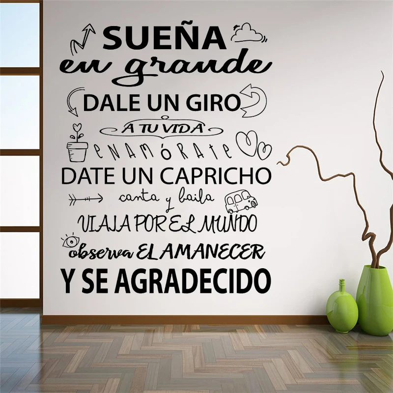Calcoman-as-de-vinilo-para-pared-calcoman-as-decorativas-con-frases ...