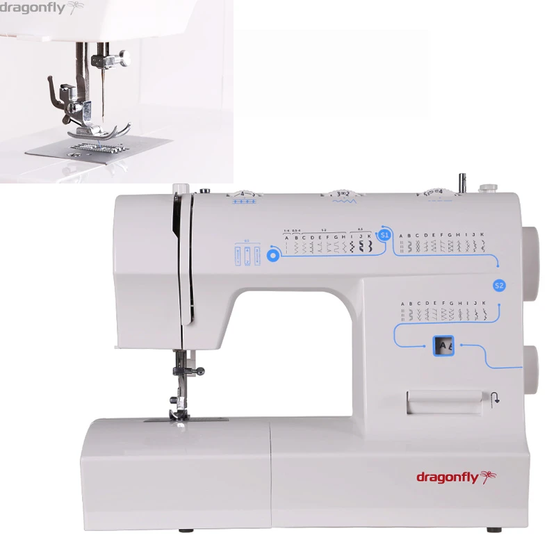 Lm1108 Domestic Sewing Machine Dragonfly Brand Model 2235 33 Stitches ...