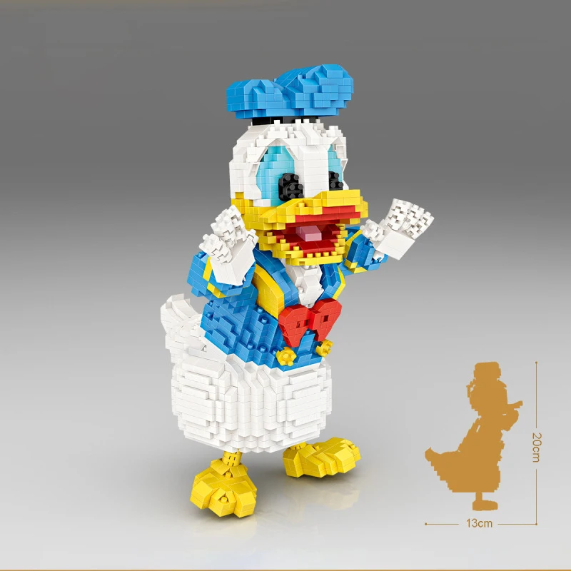 NEW-Disney-Cartoon-Donald-Duck-Micro-Blocks-Cute-Model-Building-Blocks ...