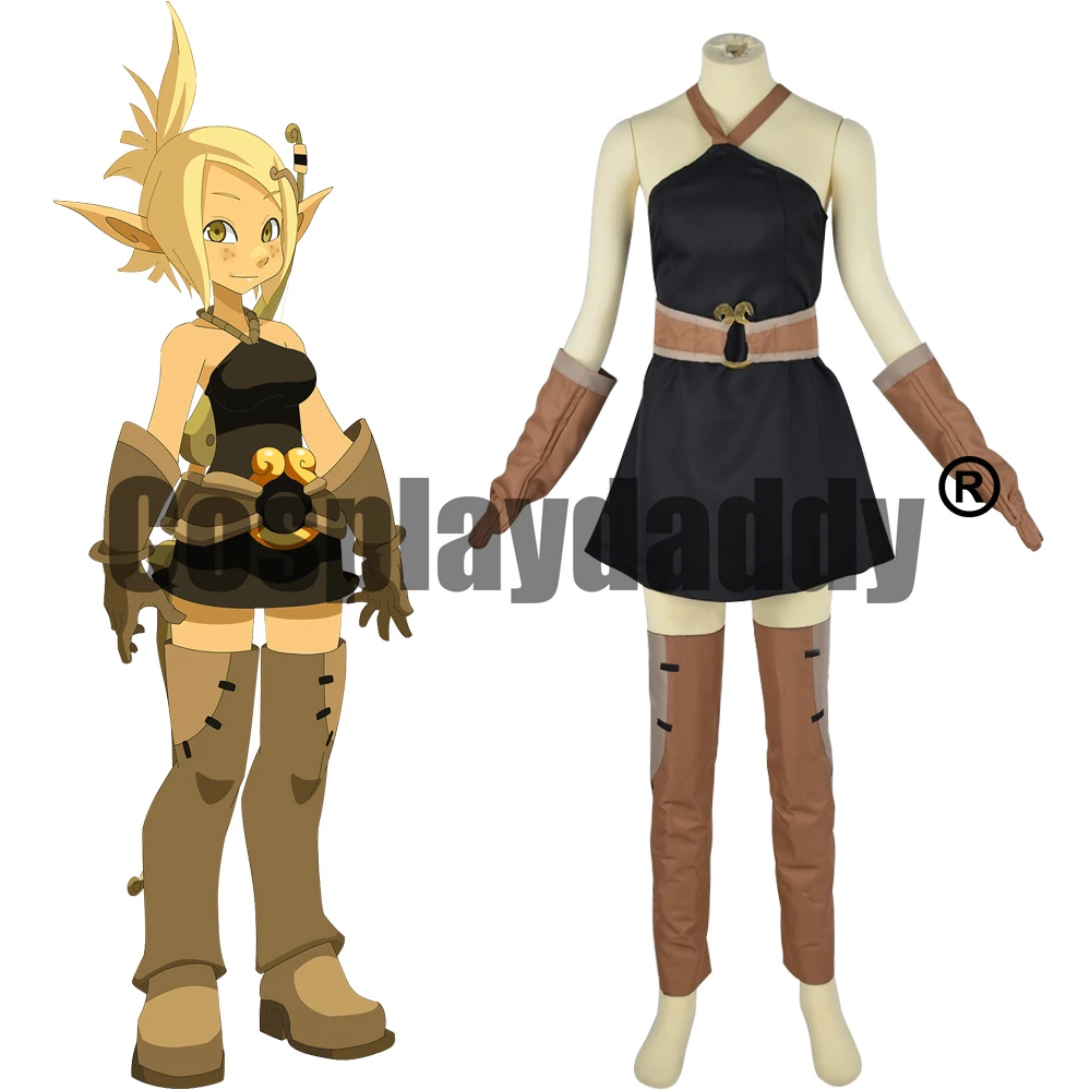 Wakfu-The-Animated-Series-Cra-Evangelyne-Outfit-Dress-Game-Cosplay ...